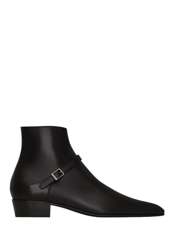 Saint Laurent Augustin Ankle Boots - Black