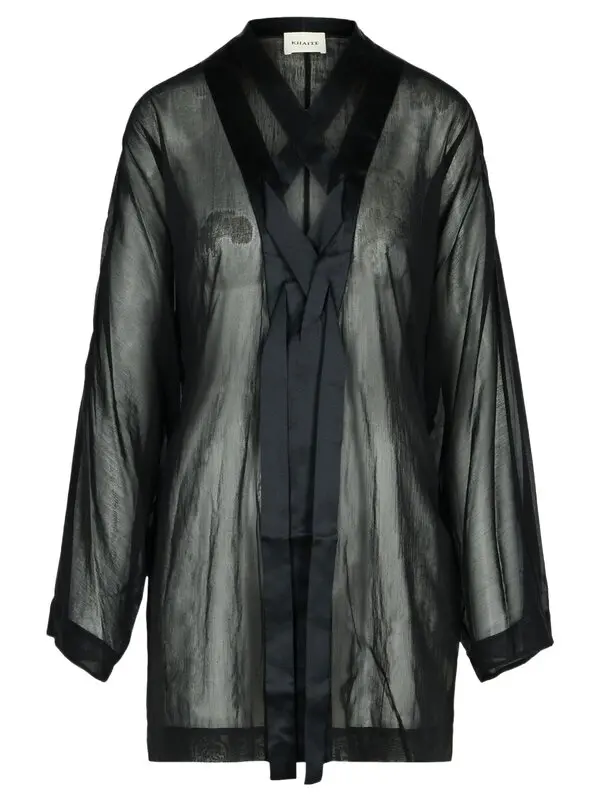 Khaite Mehna Mini Dress - Black