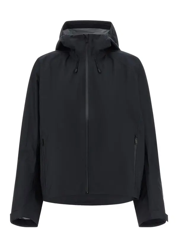 Canada Goose Horizon Zip-up Hooded Windbreaker - Black