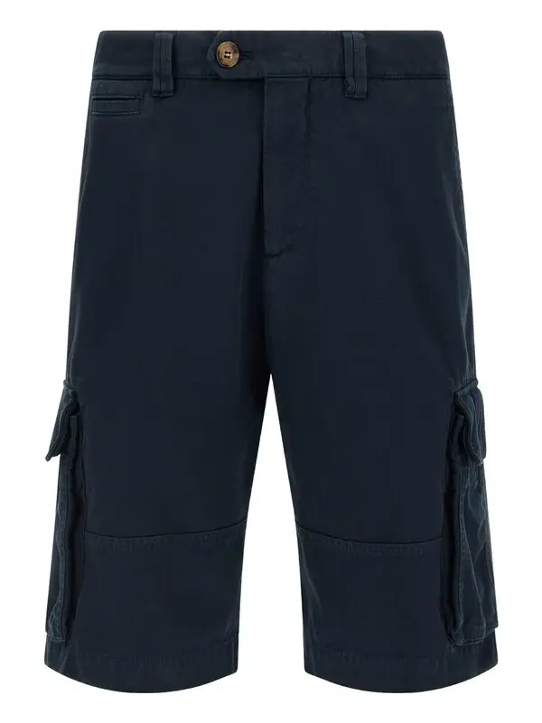Brunello Cucinelli Knee-length Cargo Shorts - Black