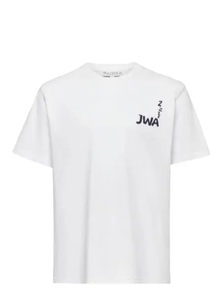 J.W.ANDERSON Jw Anderson Jwa Slogan-print Jersey T-shirt - White