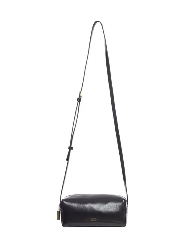 Khaite Kye Zipped Shoulder Bag - Black