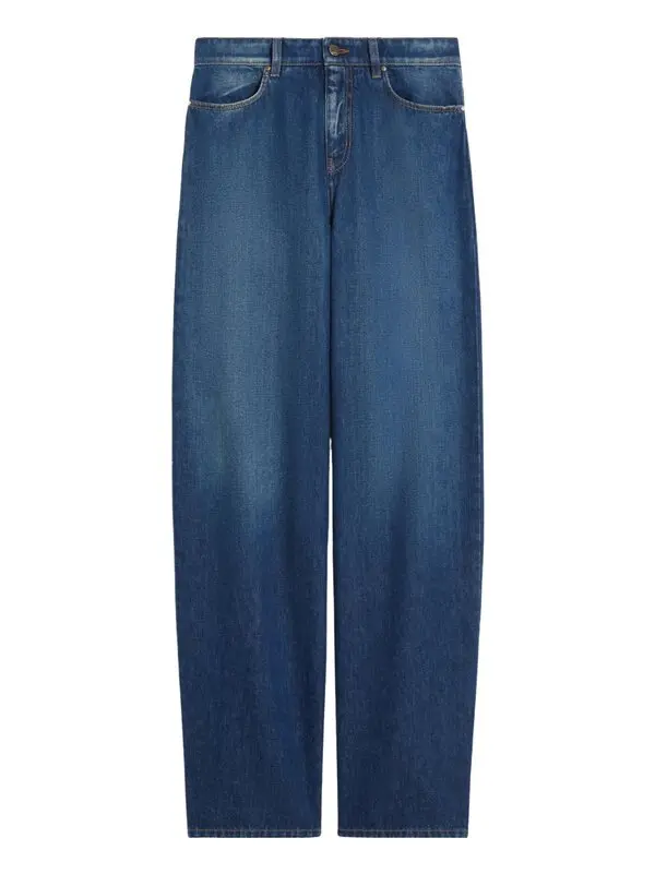Max Mara Straight-leg Denim Jeans - Navy Blue