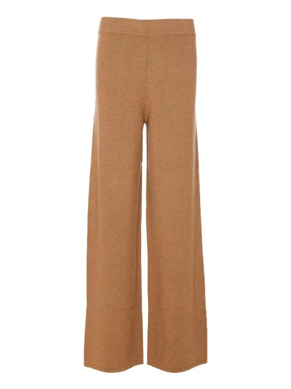 Max Mara Moritz Wide-leg Knitted Trousers - Brown