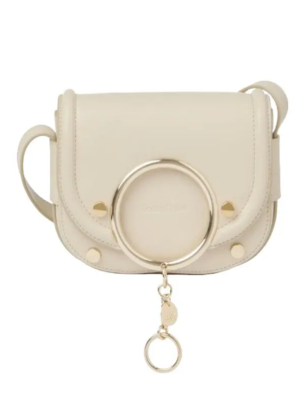 See By Chloé Logo Shoulder Bag - Nude