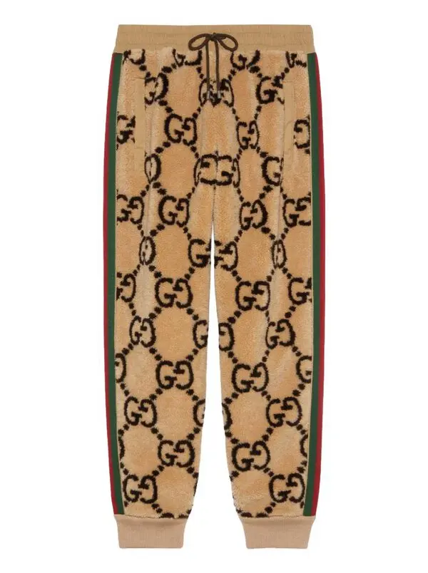 Gucci Gg Jacquard Drawstring Track Pants - No