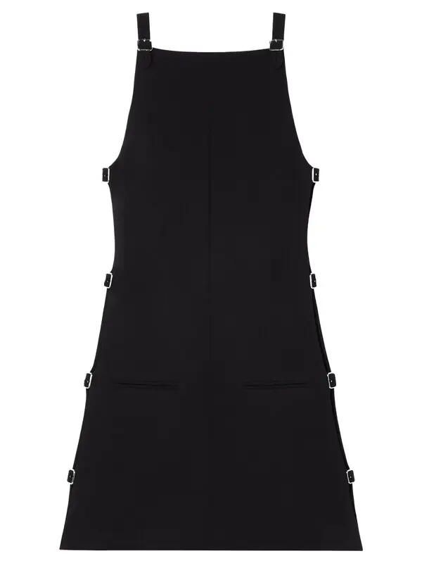 COURREGES Multi-strap Mini Dress - Black