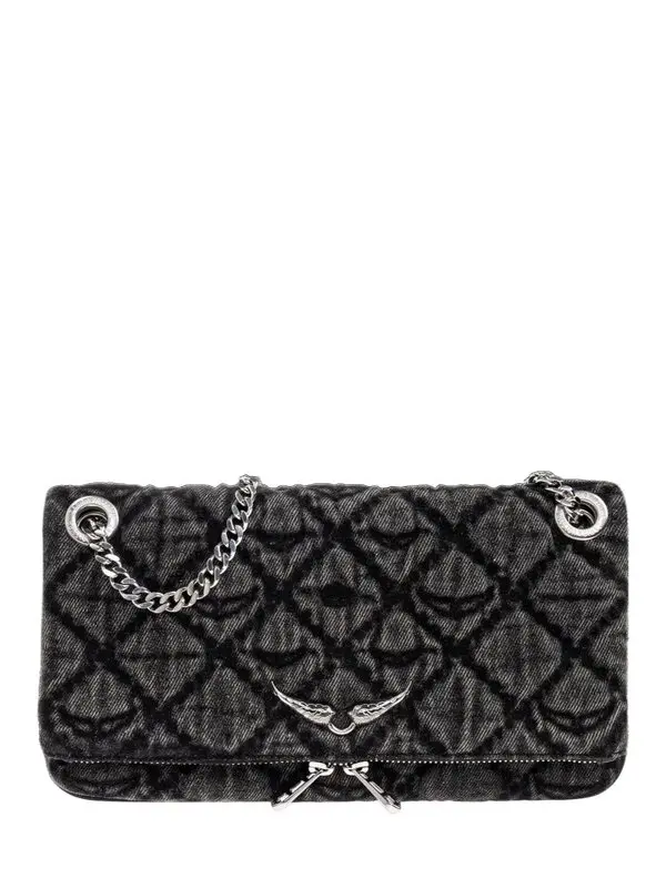 Zadig&Voltaire Quilted Chain-strap Crossbody Bag - Gray