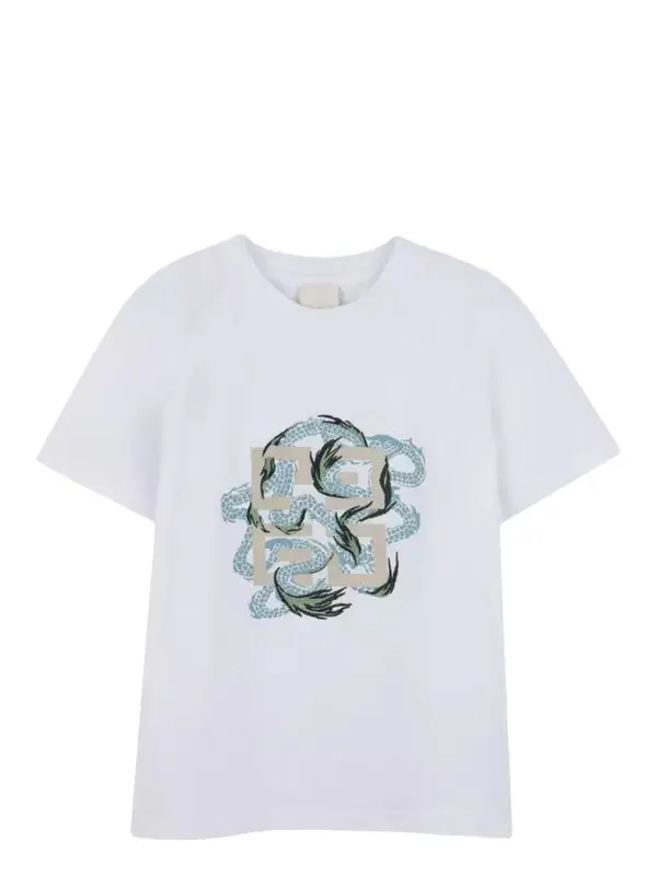 Givenchy Dragon Print T-shirt - White