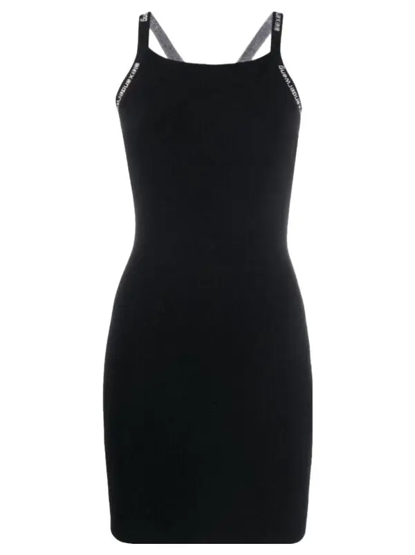 Alexander Wang Logo Jacquard Mini Dress - No