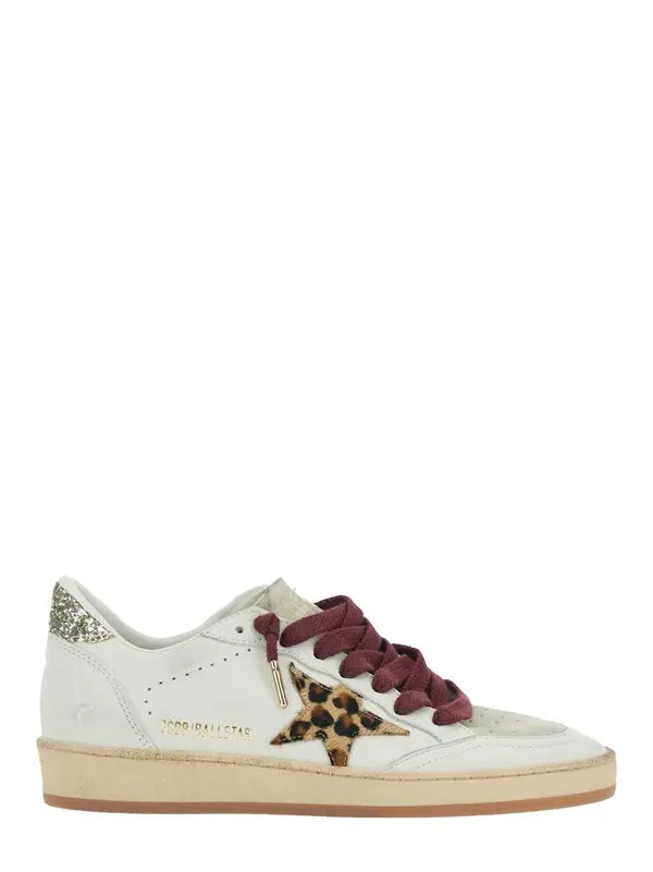 GOLDEN GOOSE Lace-up Sneakers With Perforated Details - Multicolor