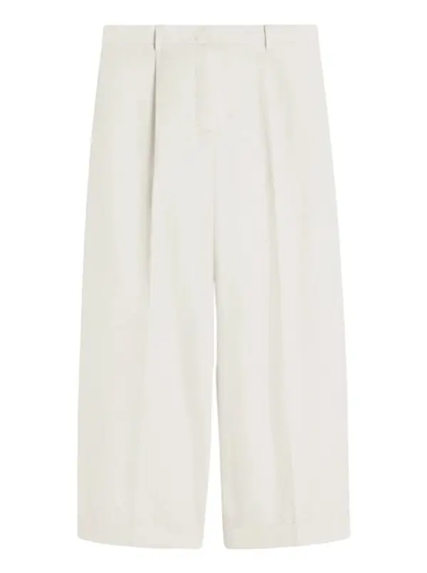 Max Mara Smmdanza Wide-leg Trousers - Ice