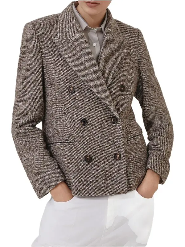 Brunello Cucinelli Double-breasted Blazer - Multicolor
