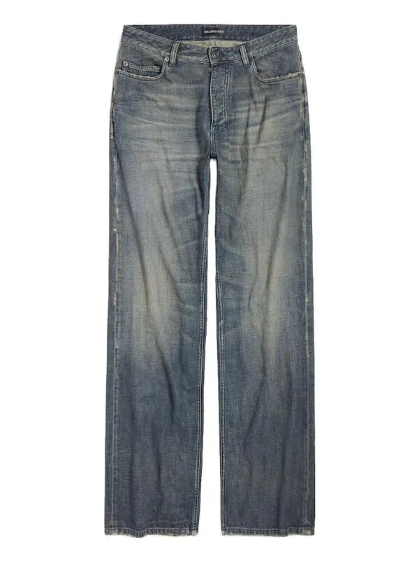 Balenciaga Relaxed Fit Jeans - Blue