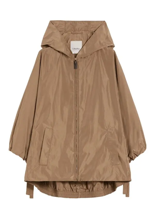 Max Mara Drawstring Hem Coat - Camel