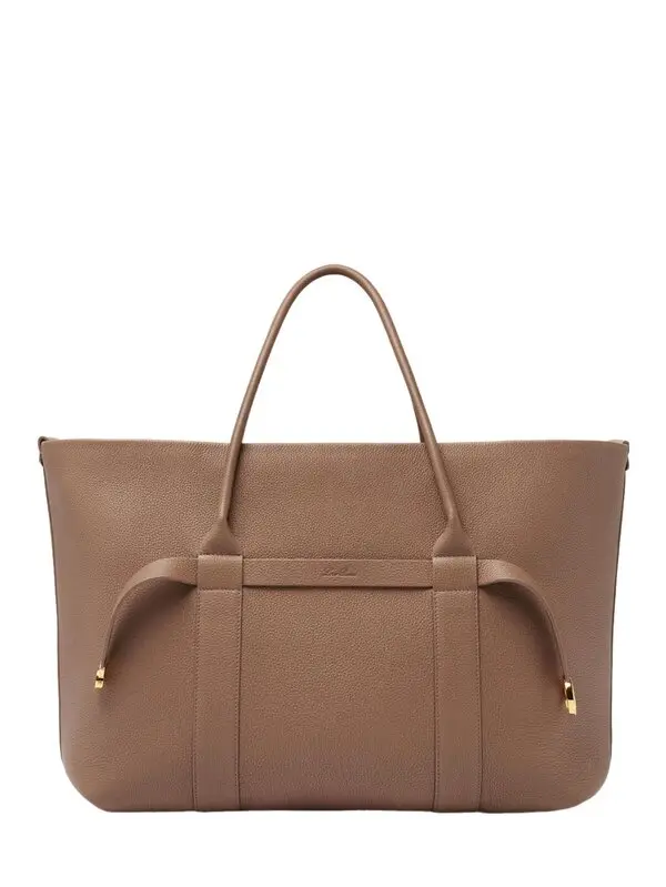 Loro Piana Ghiera Large Tote Bag - Fossil/solar Gold