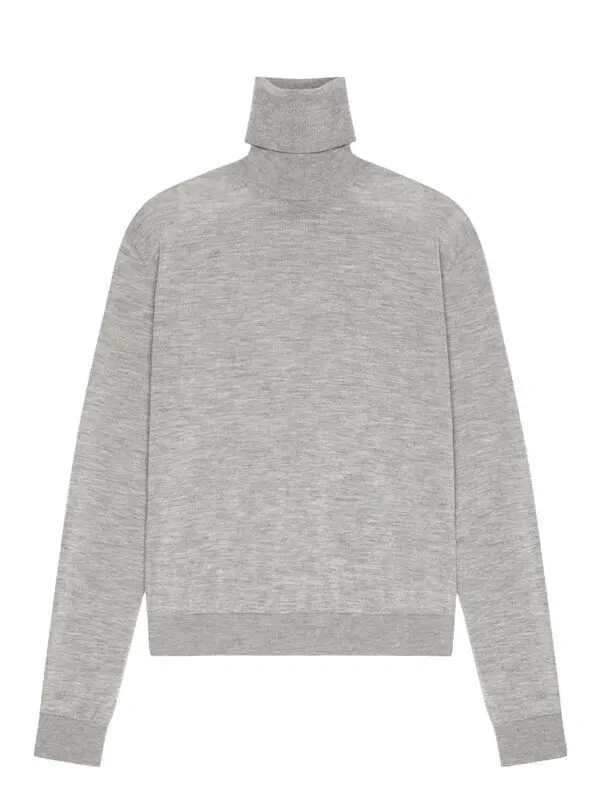 Givenchy Cashmere And Silk Turtleneck Sweater - Gray