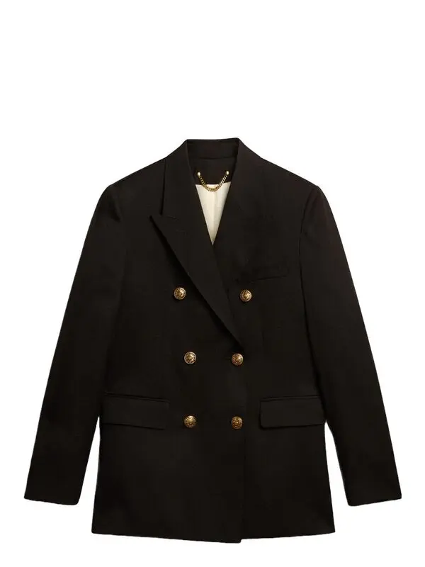 GOLDEN GOOSE Double Breasted Blazer - Black