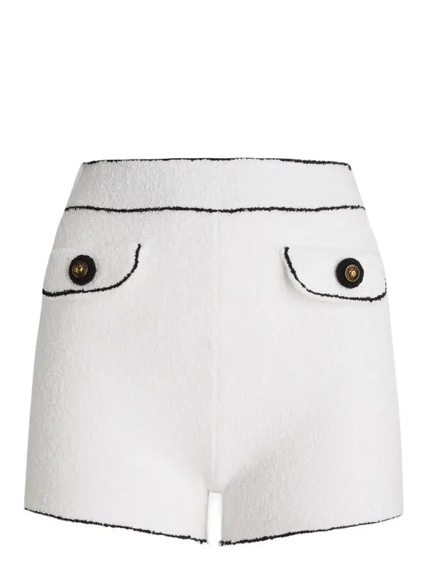Moschino Contrasting Edge Shorts - Black