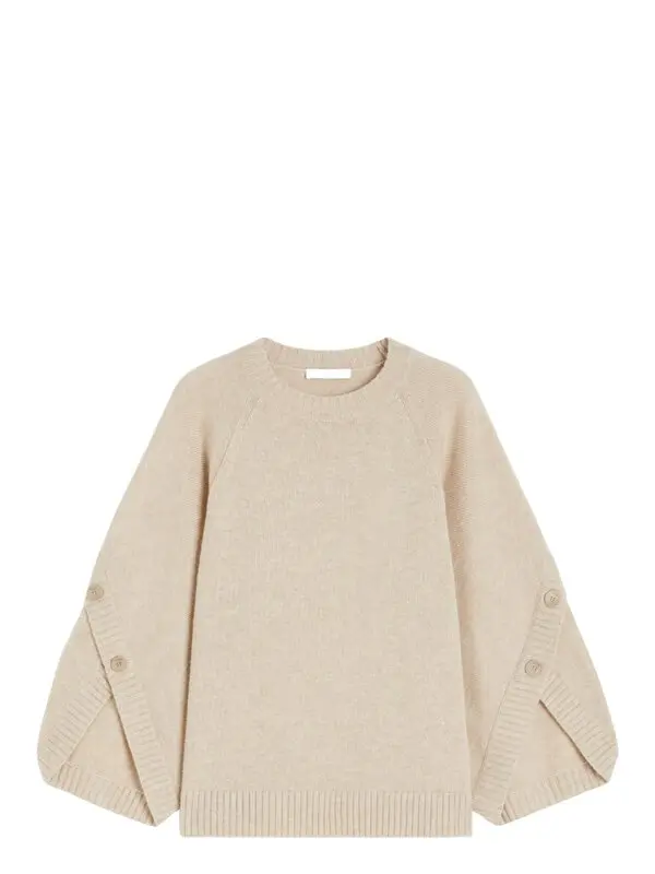 Max Mara Ampex Crewneck Jumper - Sand-colored