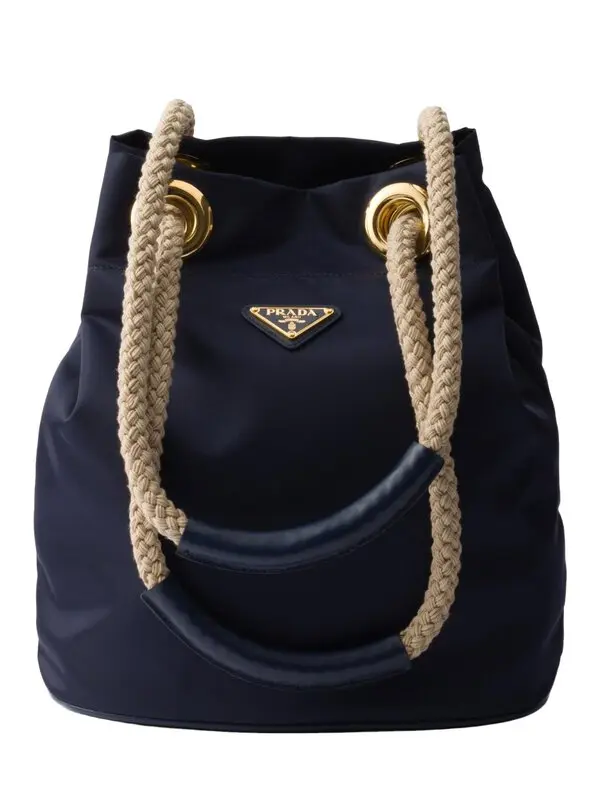Prada Mariner Re-nylon Small Bucket Bag - Baltic Sea Blue