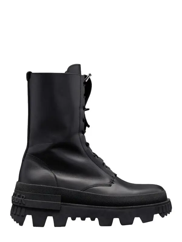 Moncler Vail Lace-up Ankle Boots - Black