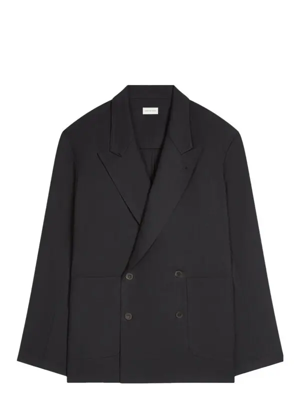 Dries Van Noten Double-breasted Suit Jacket - Black