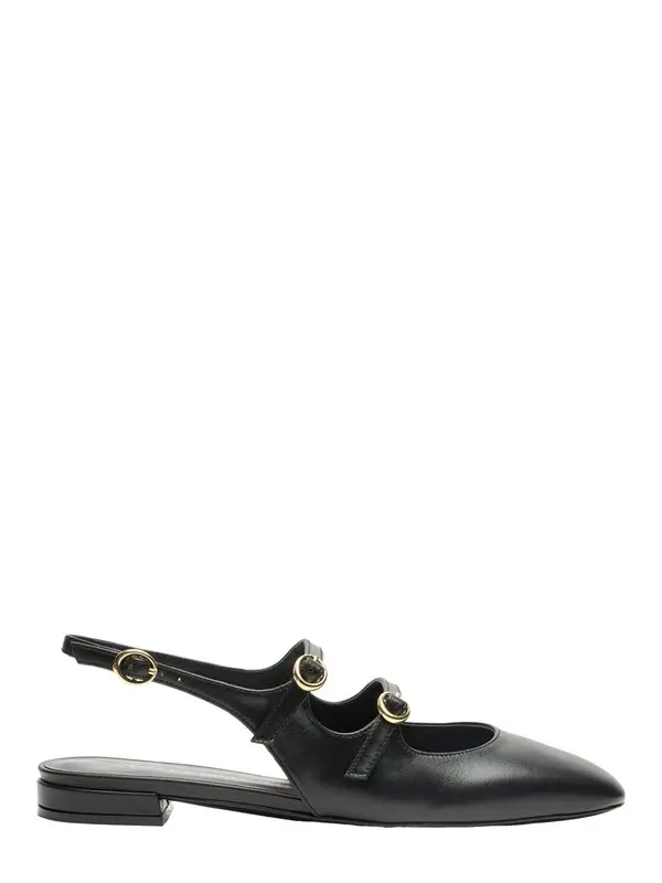 STUART WEITZMAN Benni Mj Slack-heeled Shoes - Black