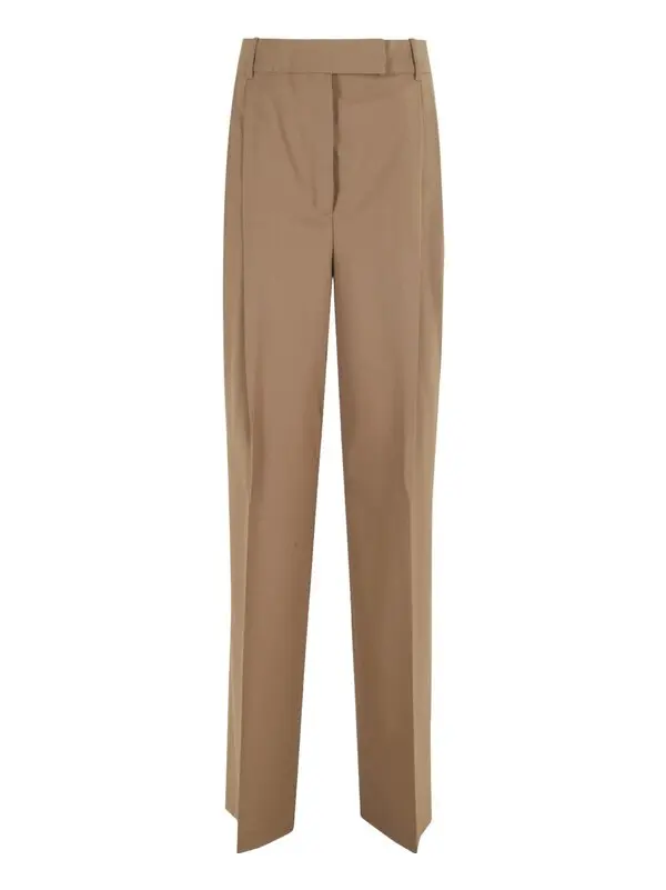 RÓHE Mid-rise Tailored Pants - Brown