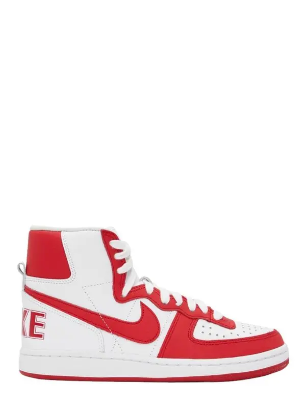 Comme Des Garçons X Nike High Top Sneakers - White