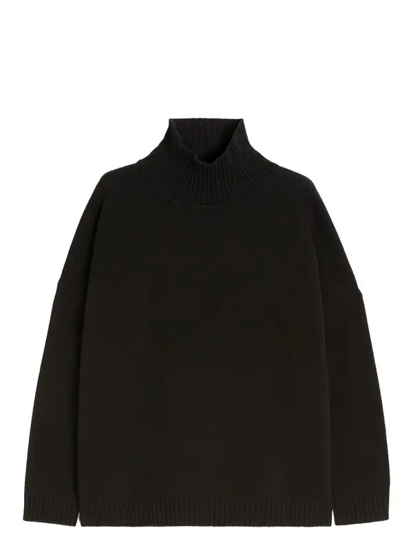 Max Mara Turtleneck Jumper - Black