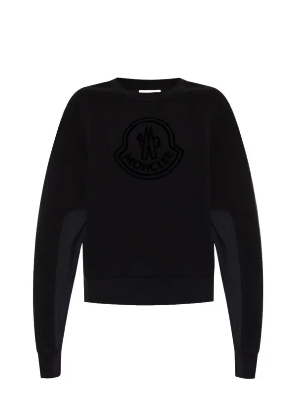 Moncler Logo Sweatshirt - Black