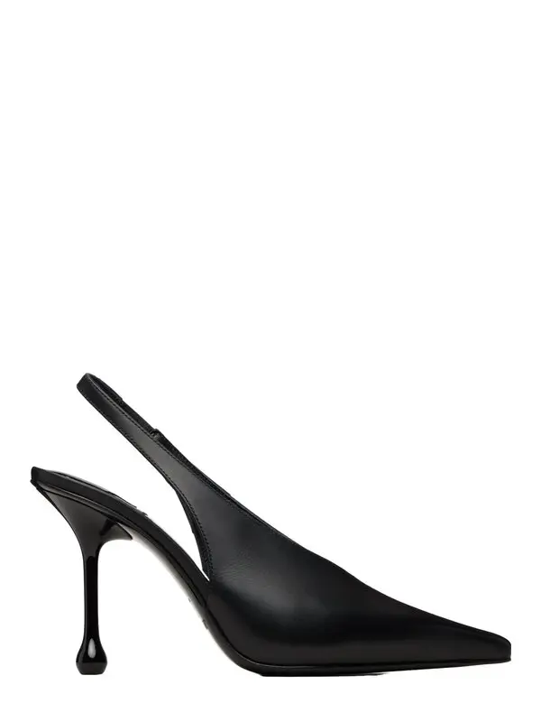 JIMMY CHOO Isa 95 Pointed Toe High-heeled Sandals - Black