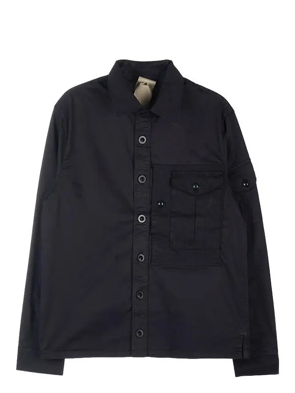 TEN C Long-sleeved Shirt - Black
