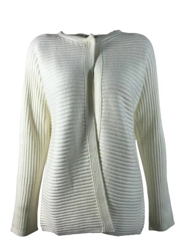 Max Mara Long-sleeved Knitted Cardigan - Gray
