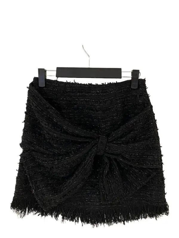EDWARD ACHOUR PARIS Bow Skirt - Black