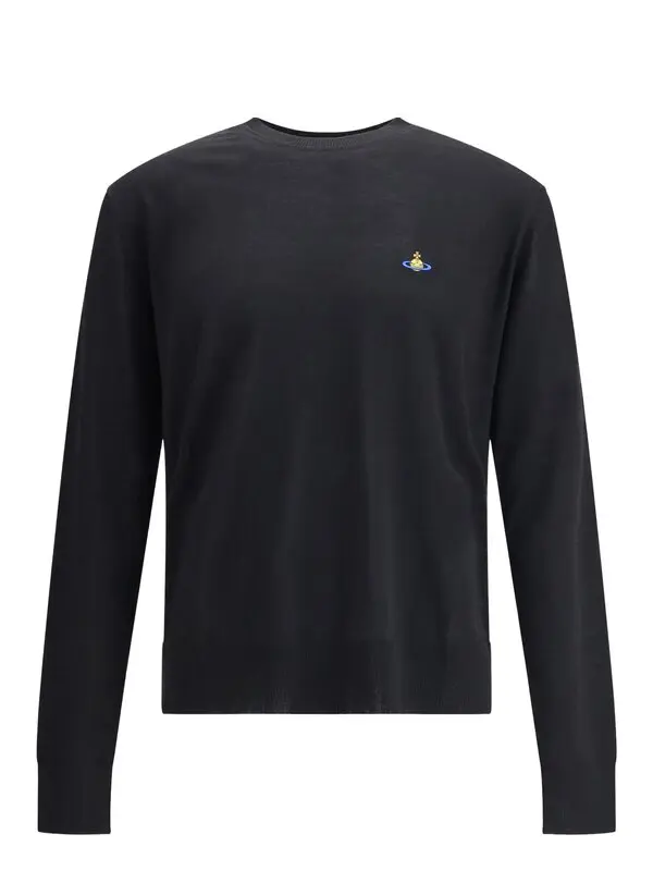 VIVIENNE WESTWOOD Alex Crewneck Jumper - Black