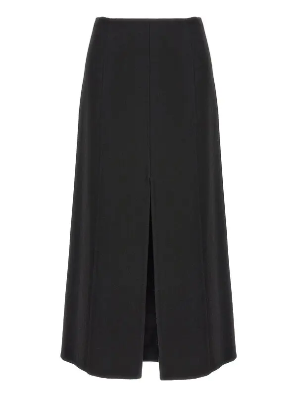 Ermanno Scervino A-line Midi Skirt - Black