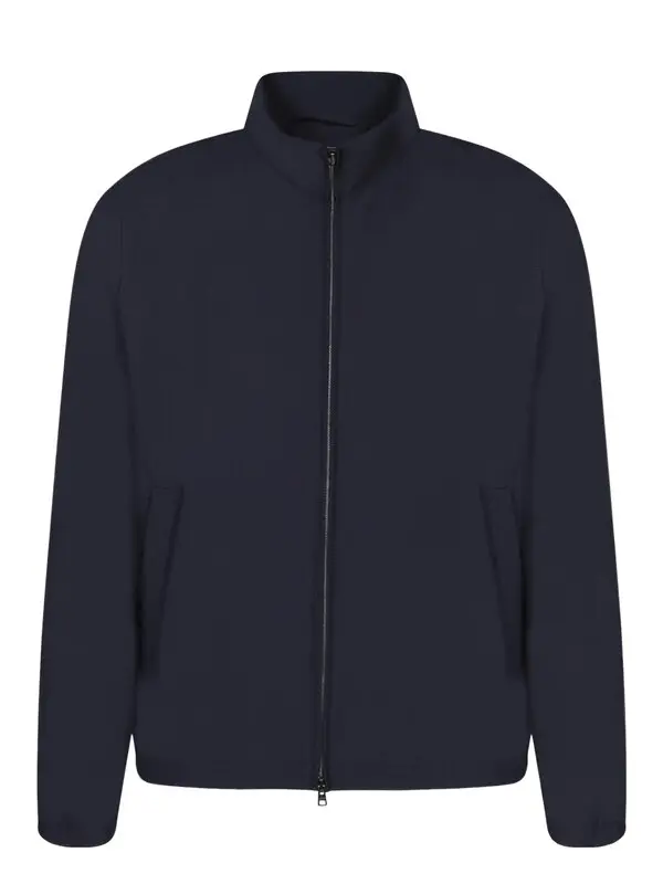 Herno Zip-up Bomber Jacket - Blue