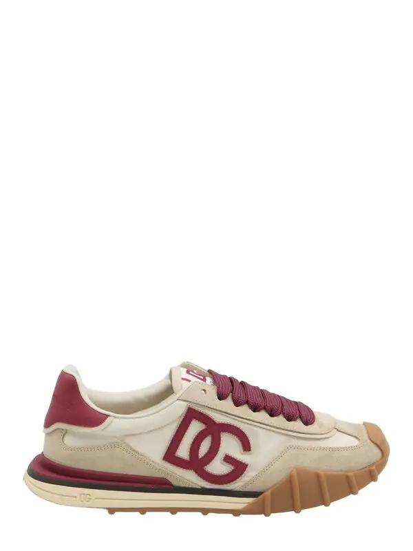 Dolce & Gabbana Dg Athletic Logo Sneakers - Nude