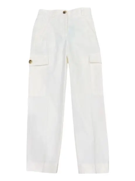TWINSET Pressed-crease Trousers - White