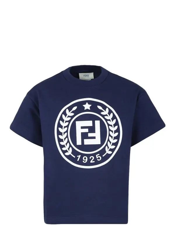 Fendi Logo T-shirt - Blue