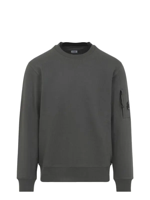 C.P. COMPANY Lens Detailed Crewneck Sweatshirt - Black