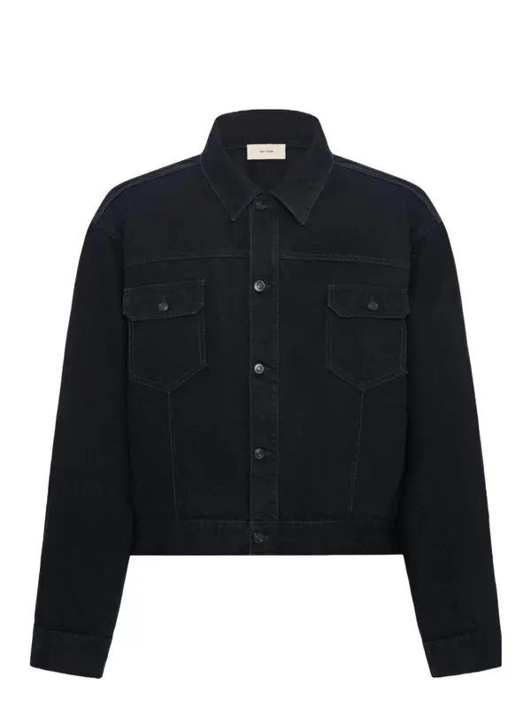 THE ROW Orson Cotton Jacket - Black