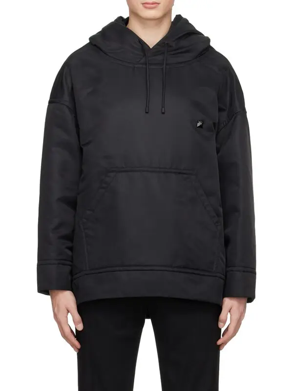 Valentino Garavani Drawstring Hooded Jacket - Black