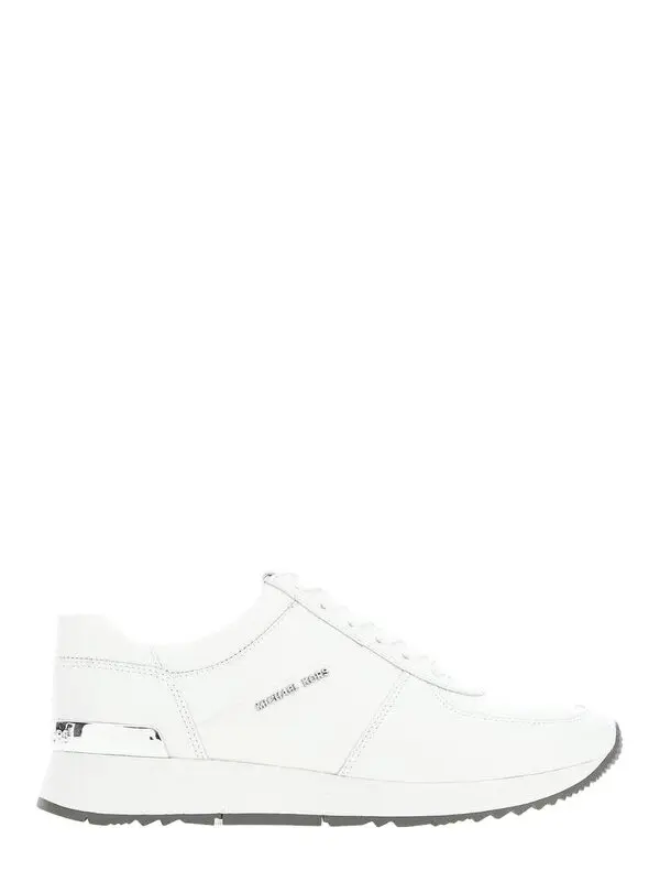 Michael Kors Logo Plaque Sneakers - White
