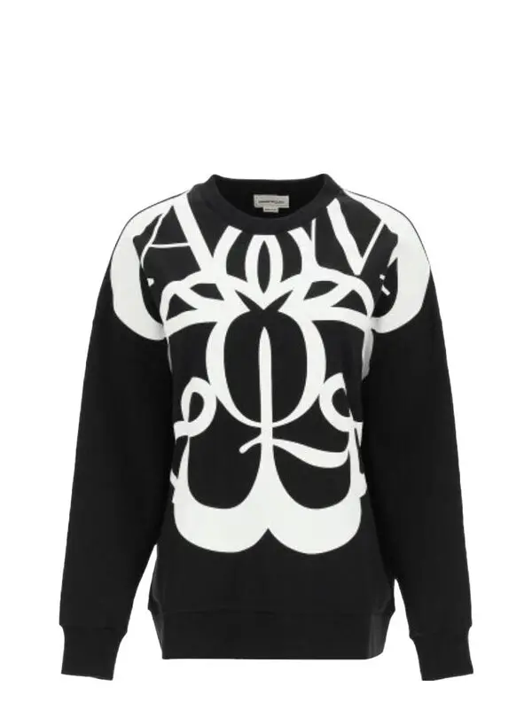 Alexander McQueen Graphic Print Sweatshirt - Black