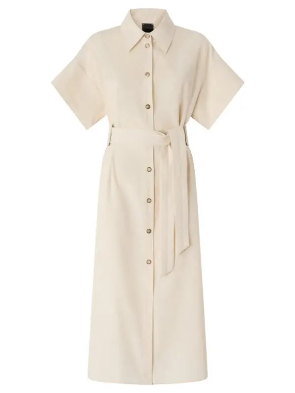 Pinko Alesha Belted Shirt Dress - No
