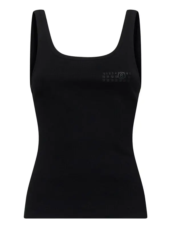MAISON MARGIELA Open-back Tank Top - Black