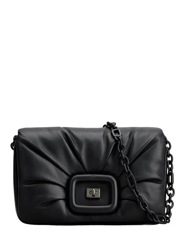 ROGER VIVIER Viv' Choc Shoulder Bag - Black